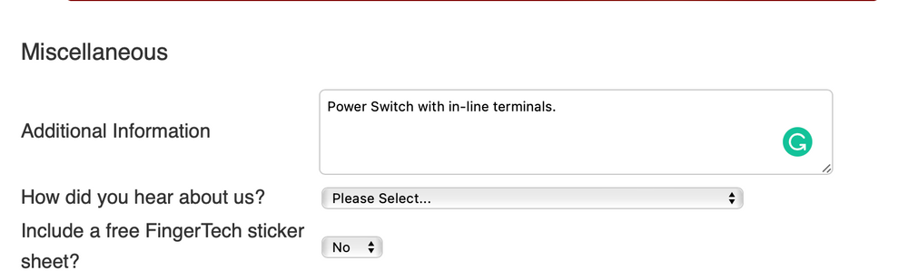 How to: Make an Inline Fingertech power switch